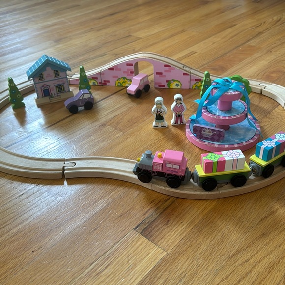 Imaginarium | Toys | Imaginarium Around Town Railway Wooden Railroad ...